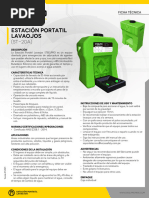 Lavaojos - Instrucciones de Uso | PDF | Agua