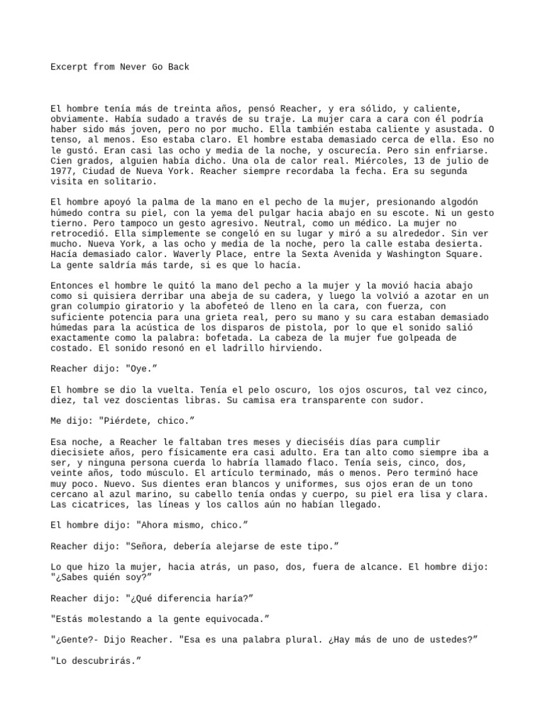 Child, Lee - Jack Reacher 17,5 - High Heat - Esp | PDF | Ernest ...