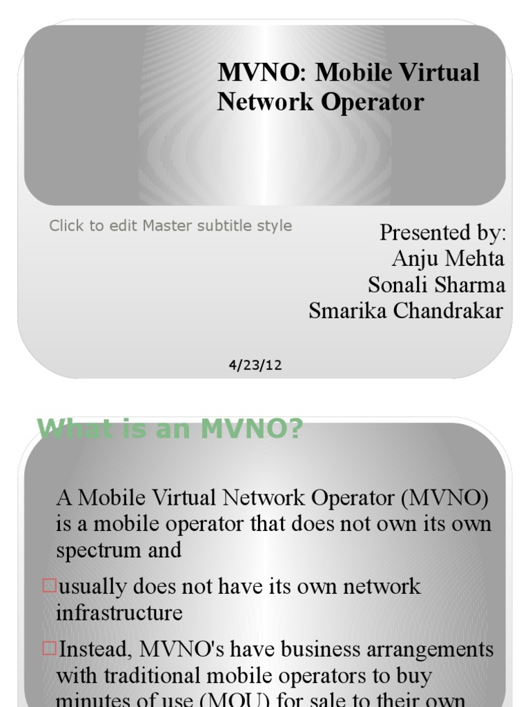 MVNOs: Benefits, Risks, and Opportunities | PDF | Mobile Technology ...