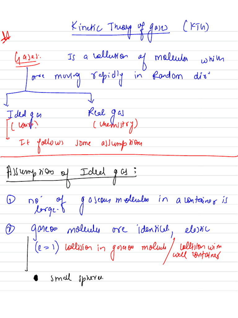 10.KTG and Thermodynamics | PDF | Gases | Transparent Materials