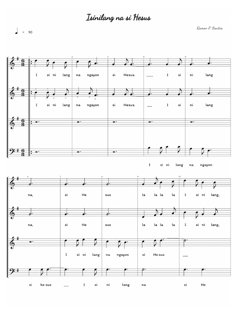 Isinilang Na Si Hesus 20231016 152005 | PDF