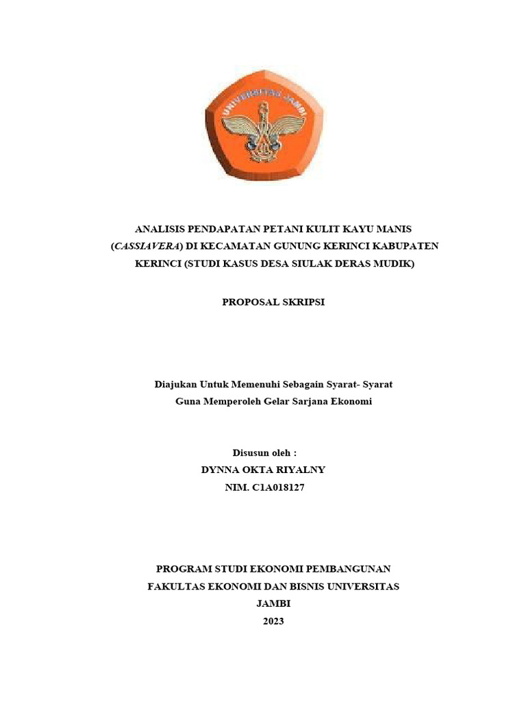 Proposal Sempro Dina | PDF | Bisnis