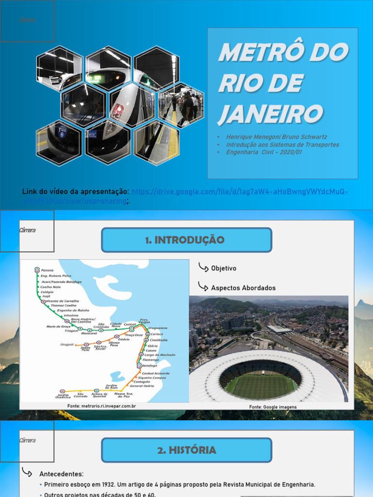 Metrô do Rio de Janeiro: História e Impactos | PDF | Metropolitano ...