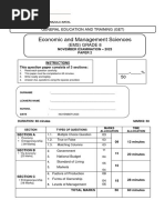 NS Grade 8 Test November 2021 Past Paper | PDF | Planets | Solar System