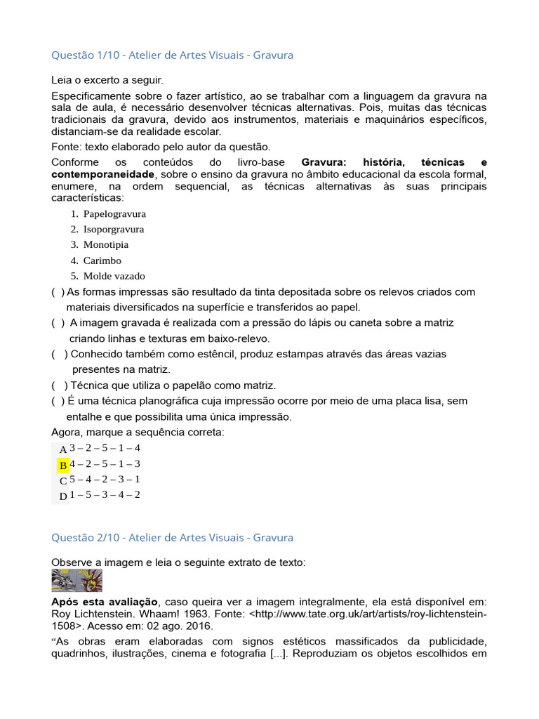 Gravura Apol I | PDF | Gravuras | Litografia