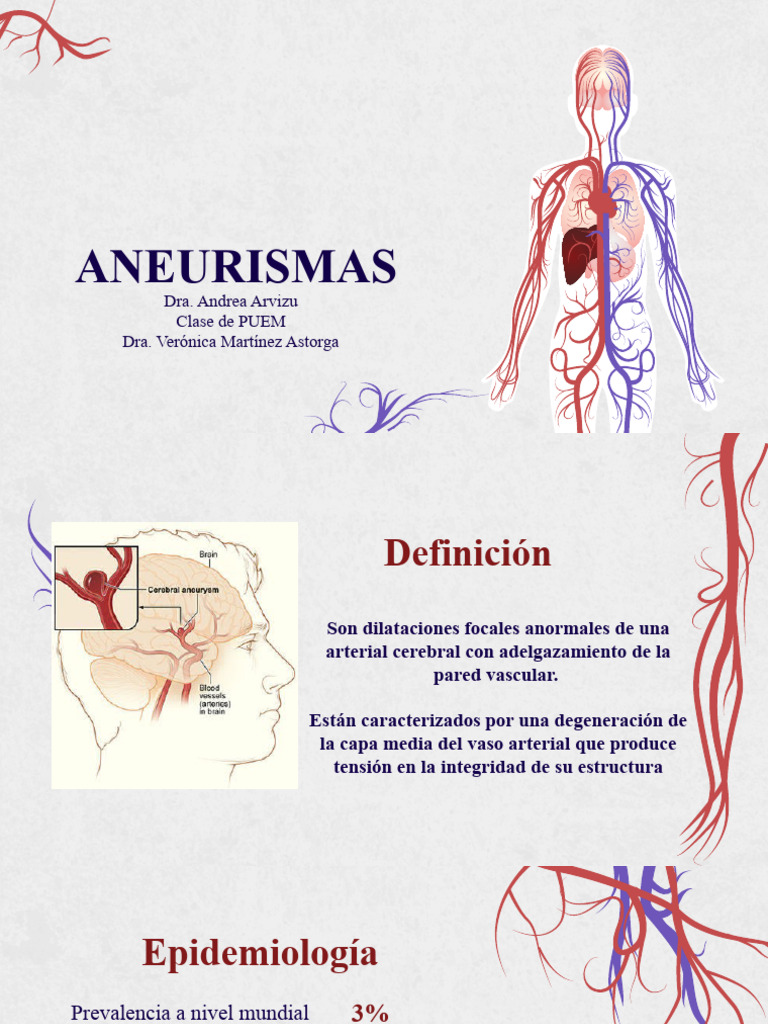 Aneurismas | PDF | Medicina CLINICA | Enfermedades vasculares