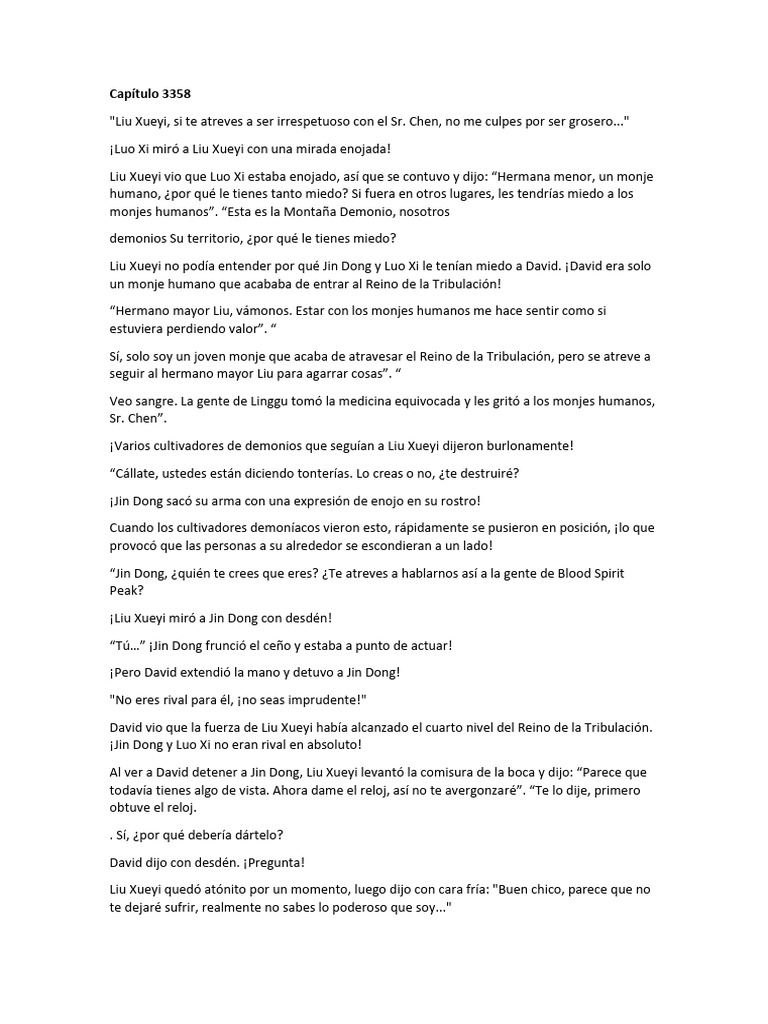 El Despertar Del Dragon 3358-3372 | PDF | Demonios | David