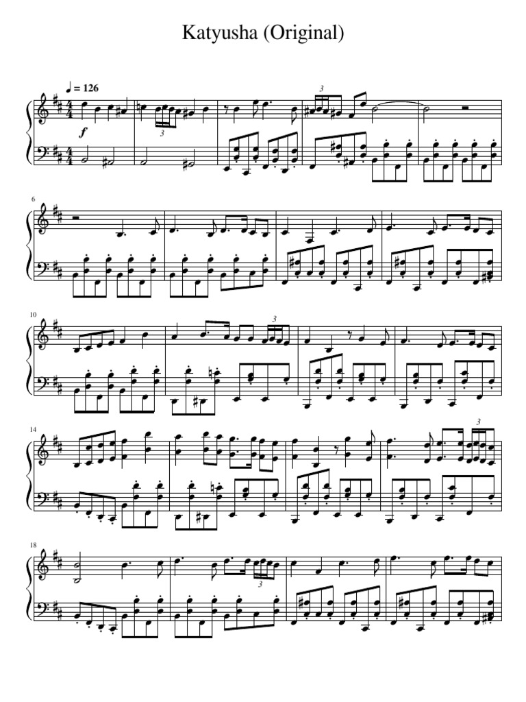 Katyusha Original | PDF