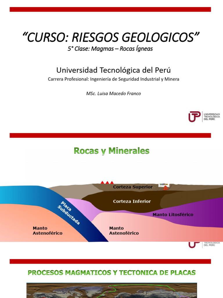 5 Clase Tipos de rocas | PDF | Magma | Roca (geología)