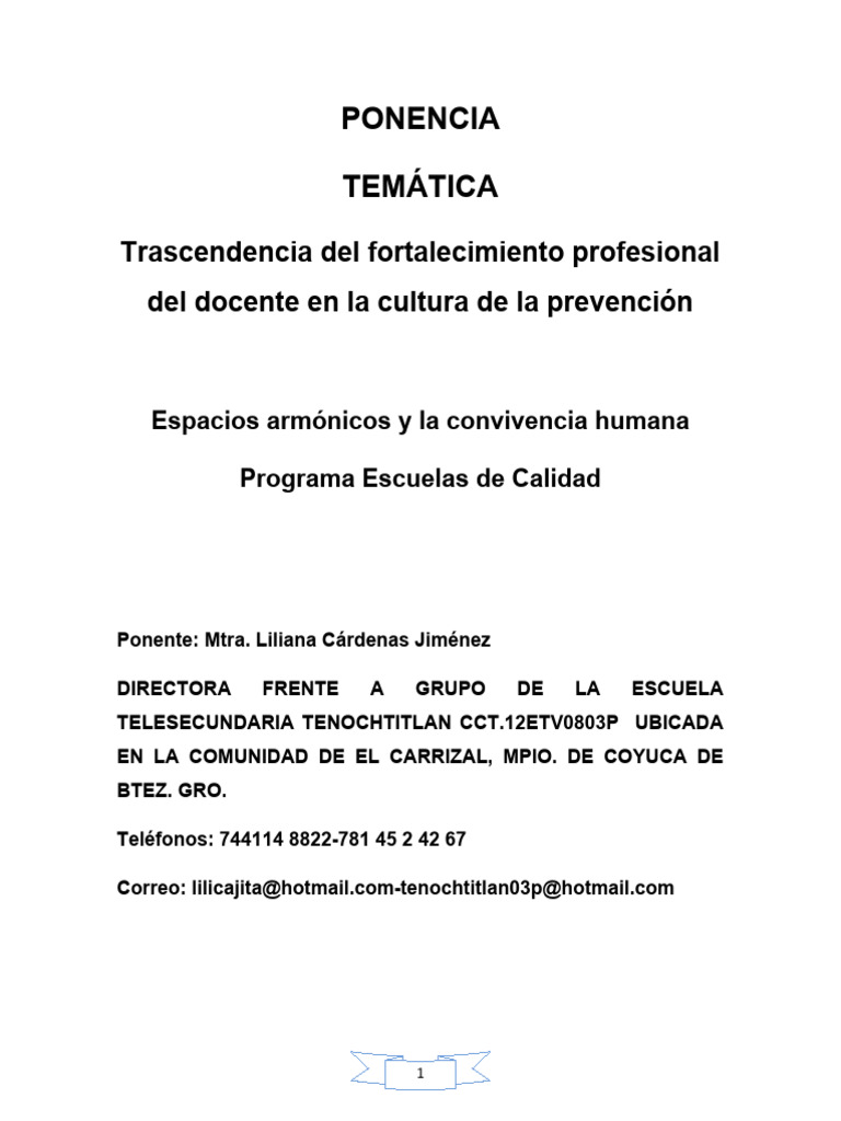 Ponencia Poster | PDF | Sociedad | Enseñando