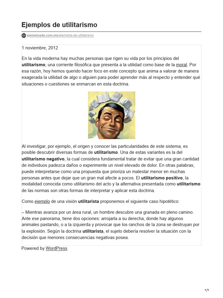 .Mx-Ejemplos de Utilitarismo | PDF