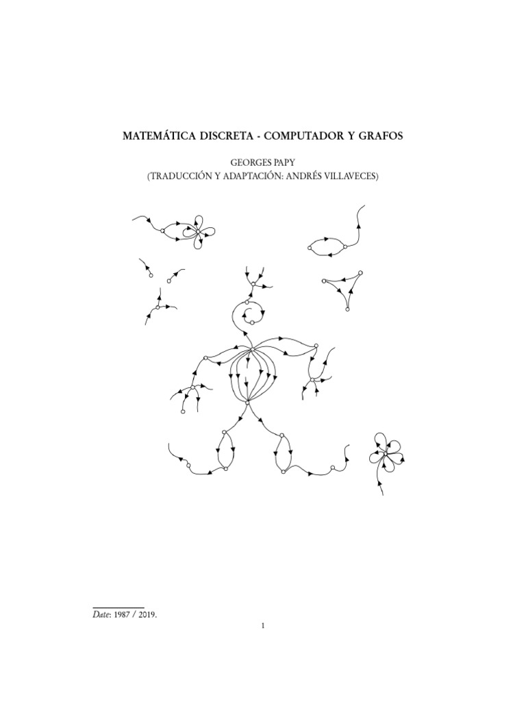 Computador Grafo | PDF | Teoría de grafos | Matemáticas