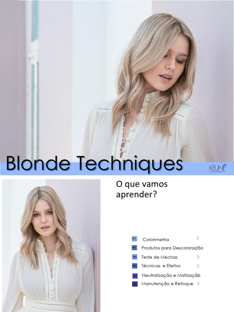 APOSTILA Blonde Technique | PDF | Cabelo | Cor