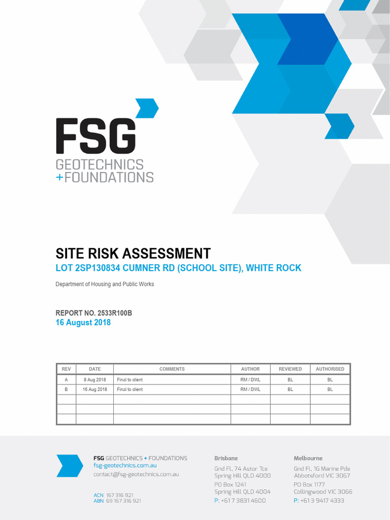 FSG Geophysics Report | Download Free PDF | Geotechnical Engineering ...