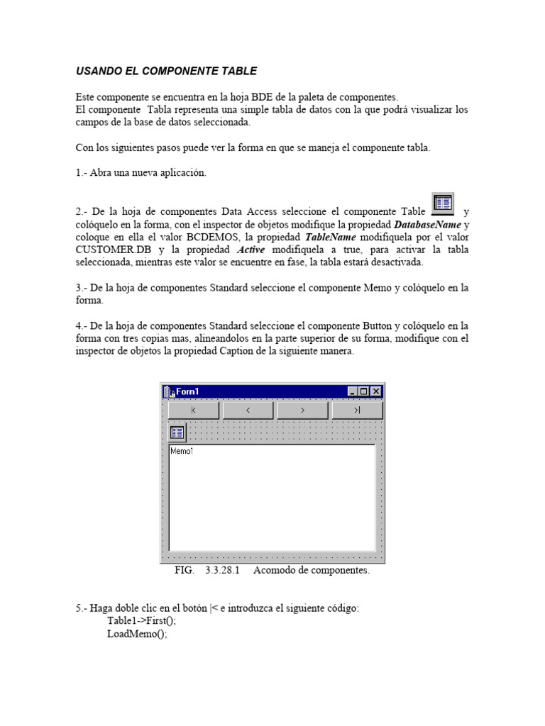 6 - Usando El Componente Table | PDF | Ingeniería de software | Informática