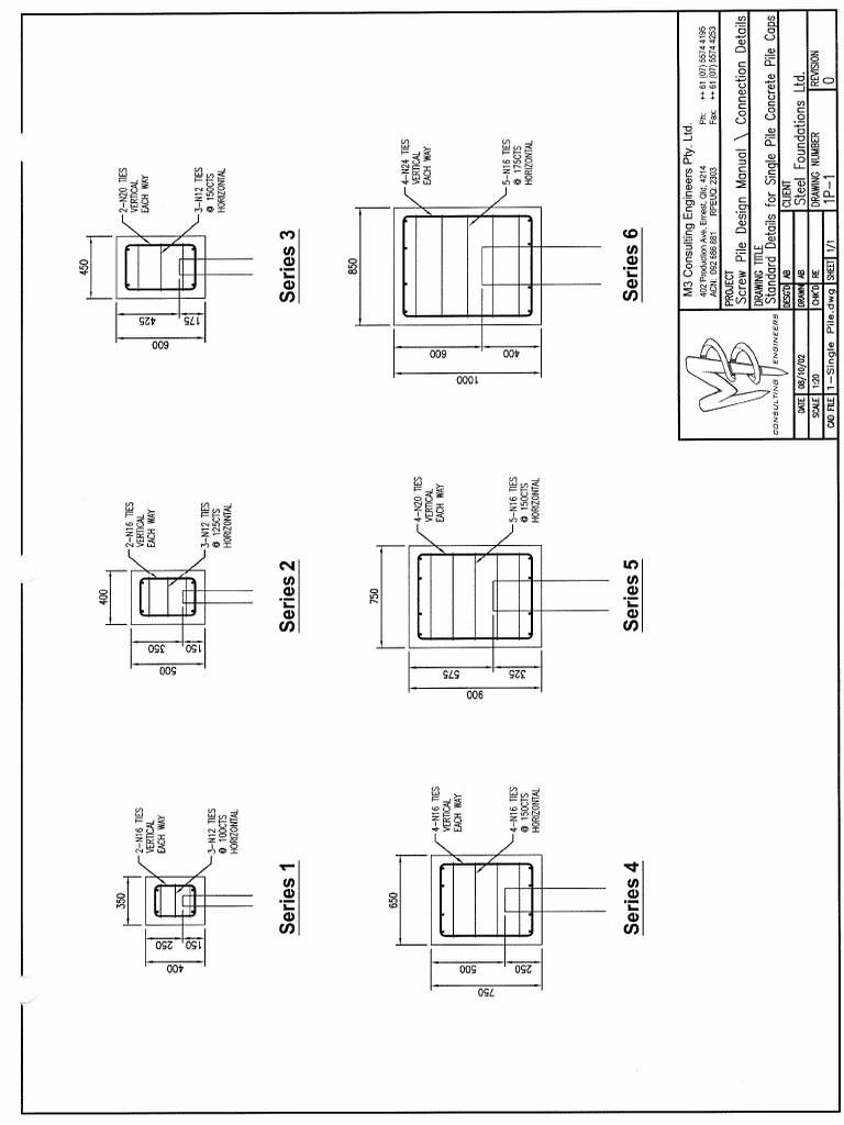 Steel Screw Piles Details | PDF