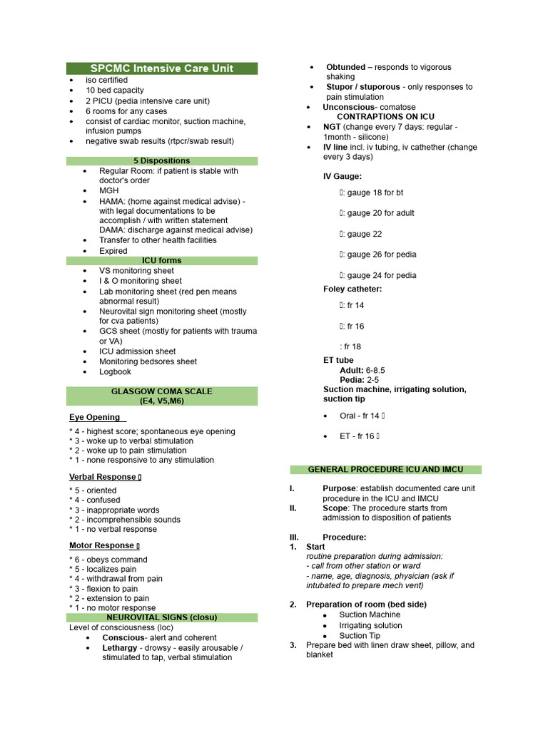 Icu Lecture | PDF | Intensive Care Unit | Medical Specialties