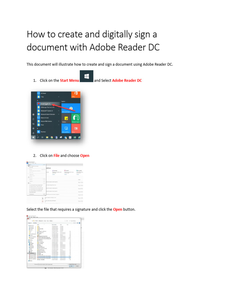 Digitally Sign PDFs with Adobe Reader | PDF