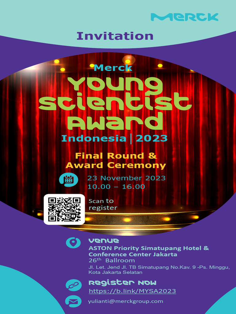 Merck Young Scientist Award 2023 Indonesia | PDF | Wellness | Science ...