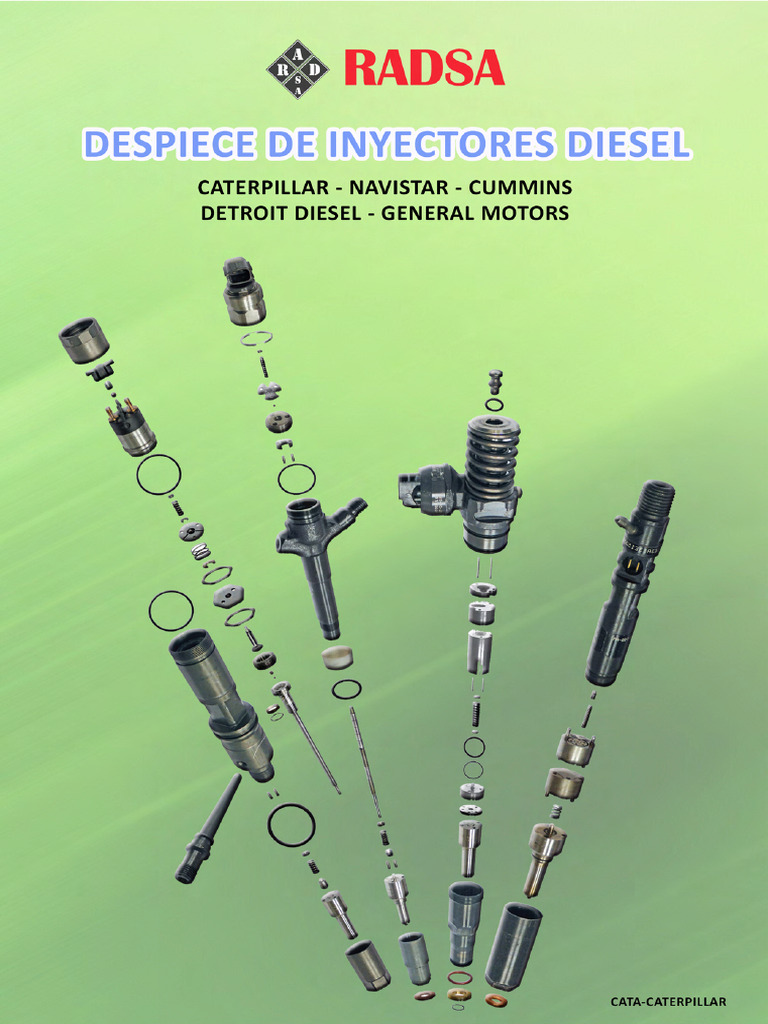 Despiece de Inyectores Diesel | PDF | Fuel Injection | Piston