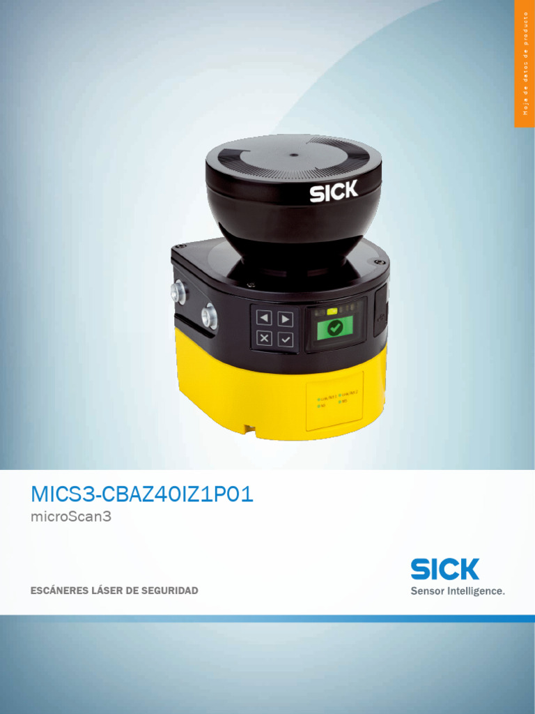 Scanner de Seguridad Sick | PDF | USB | Conector eléctrico