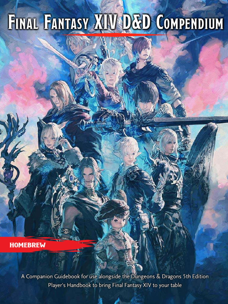 D&D 5E - FFXIV Companion Guide - Current Build - Shadowbringers | PDF