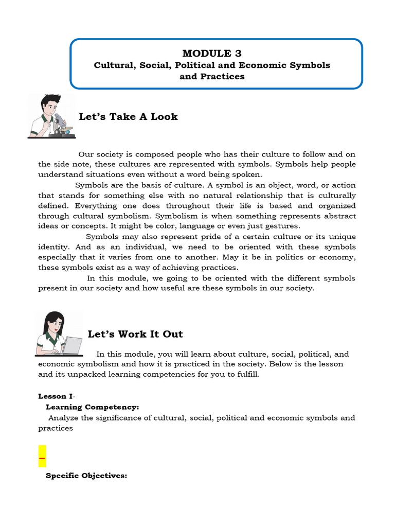 Ucsp Module 3 | PDF | Symbols