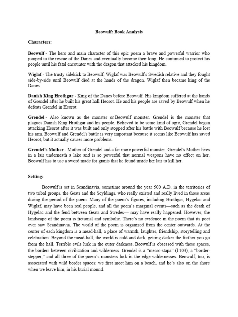 Beowulf | PDF | Beowulf | Old English Poems