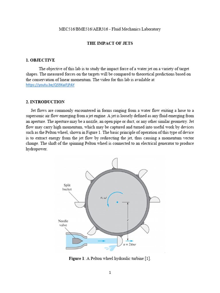 Water Jet Impact Force Analysis | PDF | Force | Jet Engine