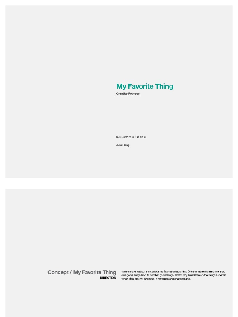 Creative Process June | PDF