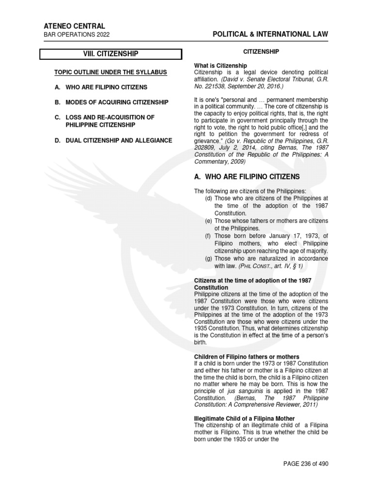 Citizenship | PDF | Naturalization | Citizenship Citizenship | PDF | Naturalization | Citizenship
