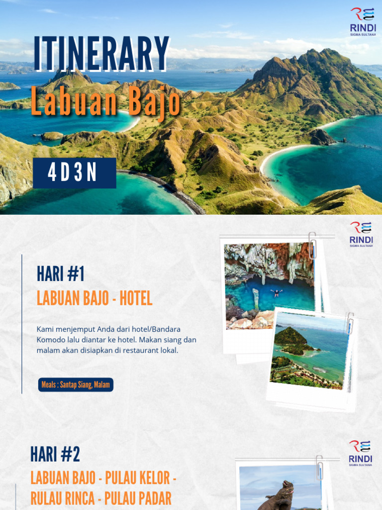 Paket Wisata Labuan Bajo 4D3N | PDF