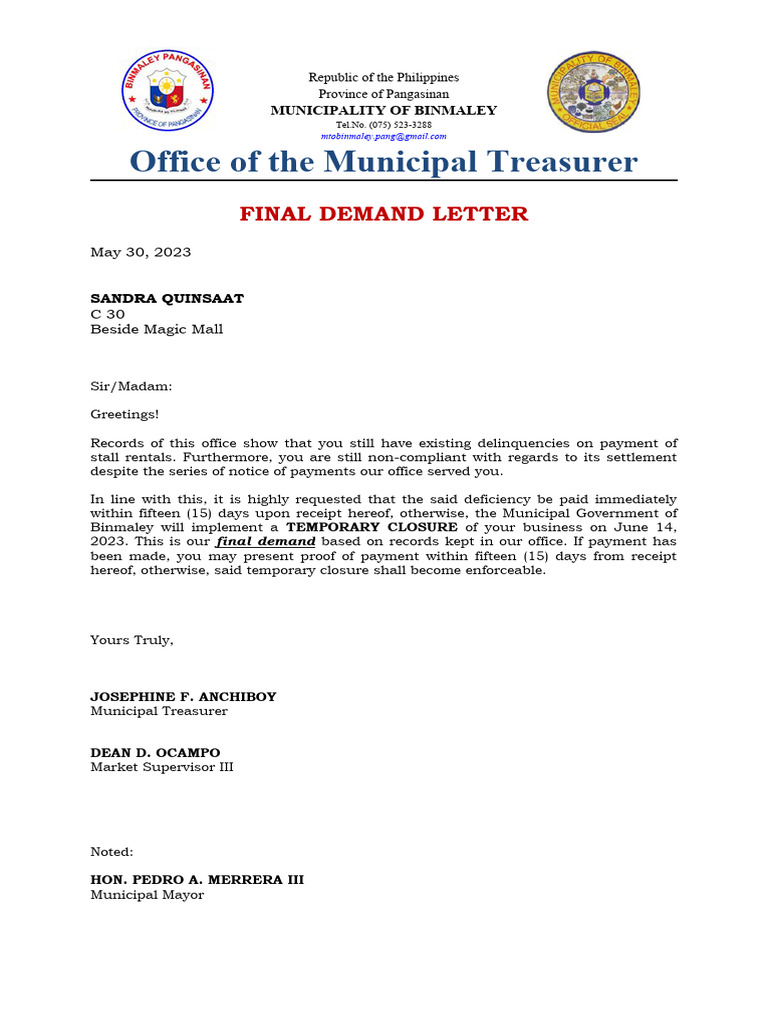 FINAL Demand Letter | PDF