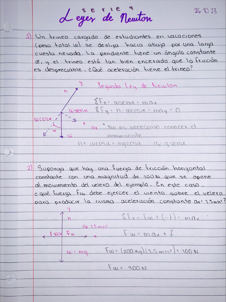 Leyes de Newton | PDF