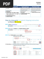 How To Submit Shipping Instruction Via Maersk | PDF | Bill Of Lading ...