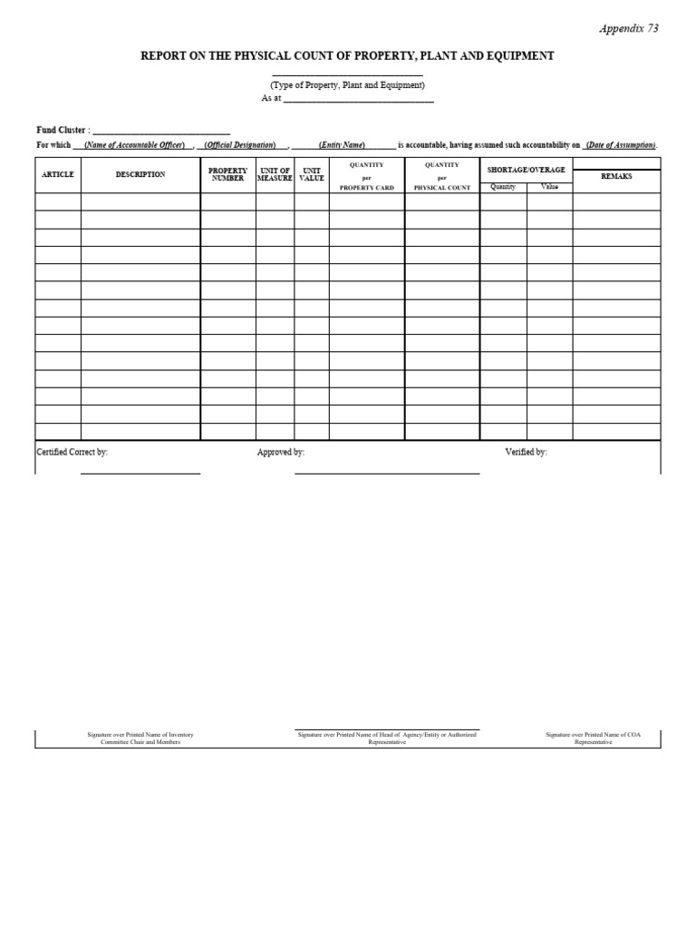 Appendix 73 - RPCPPE | PDF