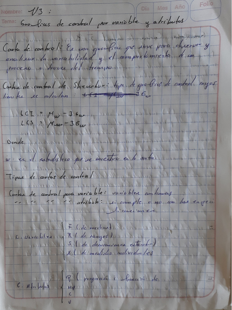 Cartas de Control X-S | PDF