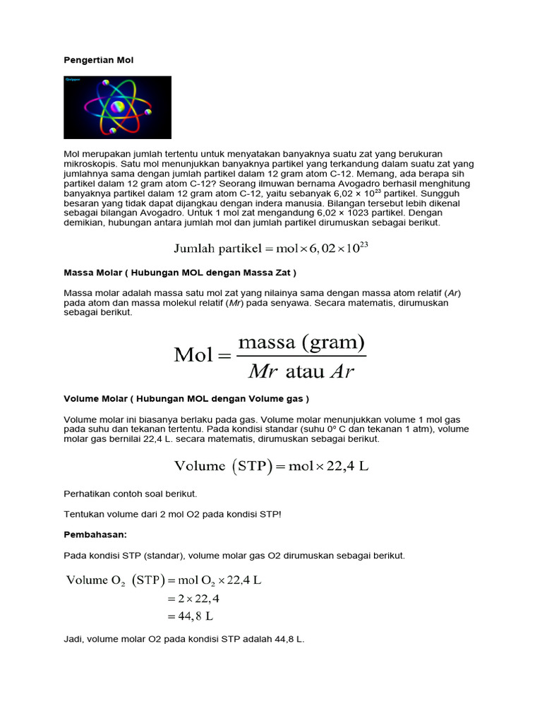 Konsep Mol | PDF