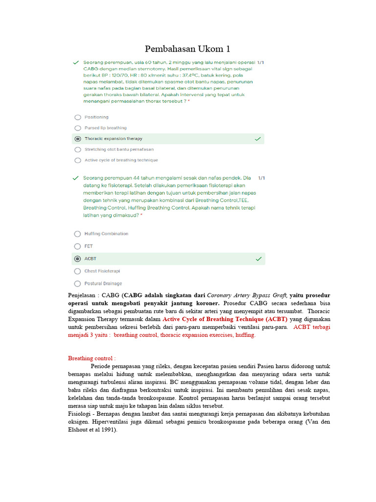 Pembahasan Ukom 1 Fix | PDF