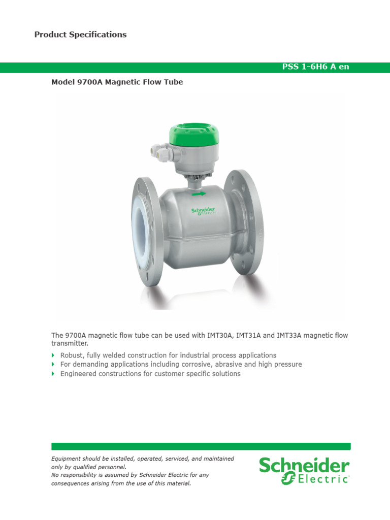 Sensor Flujo - Modelo 9700A | PDF | Pipe (Fluid Conveyance) | Flow ...