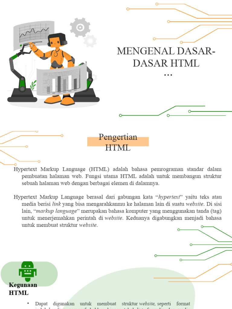 Materi Dasar-Dasar HTML | PDF