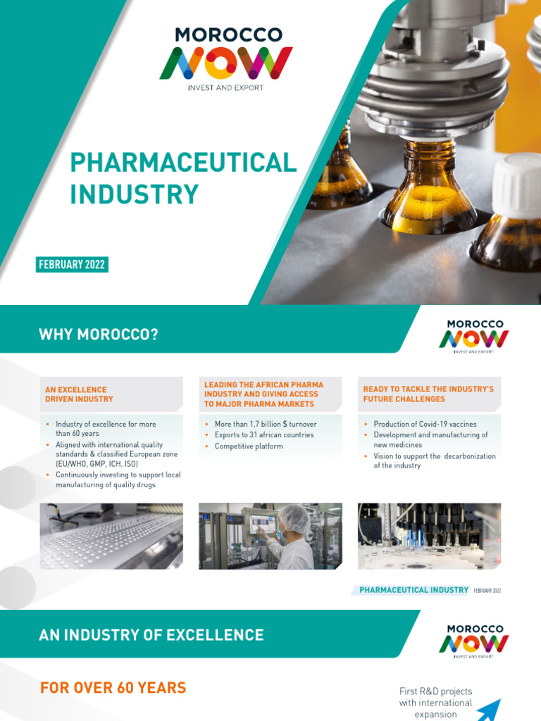 AMDIE-Why Morocco Pharma | PDF | Pharmaceutical Industry | Morocco