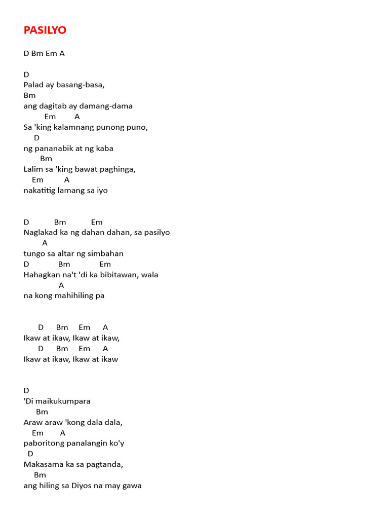 PASILYO | PDF