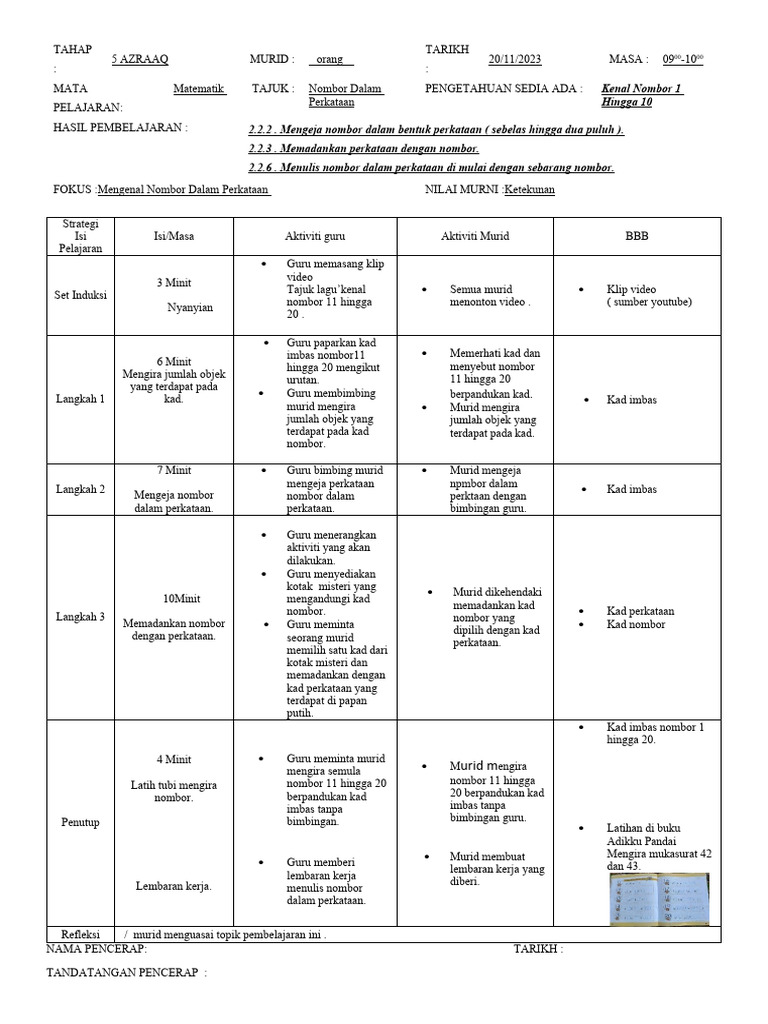 RPH LMP-kosong (AutoRecovered) (AutoRecovered) | PDF