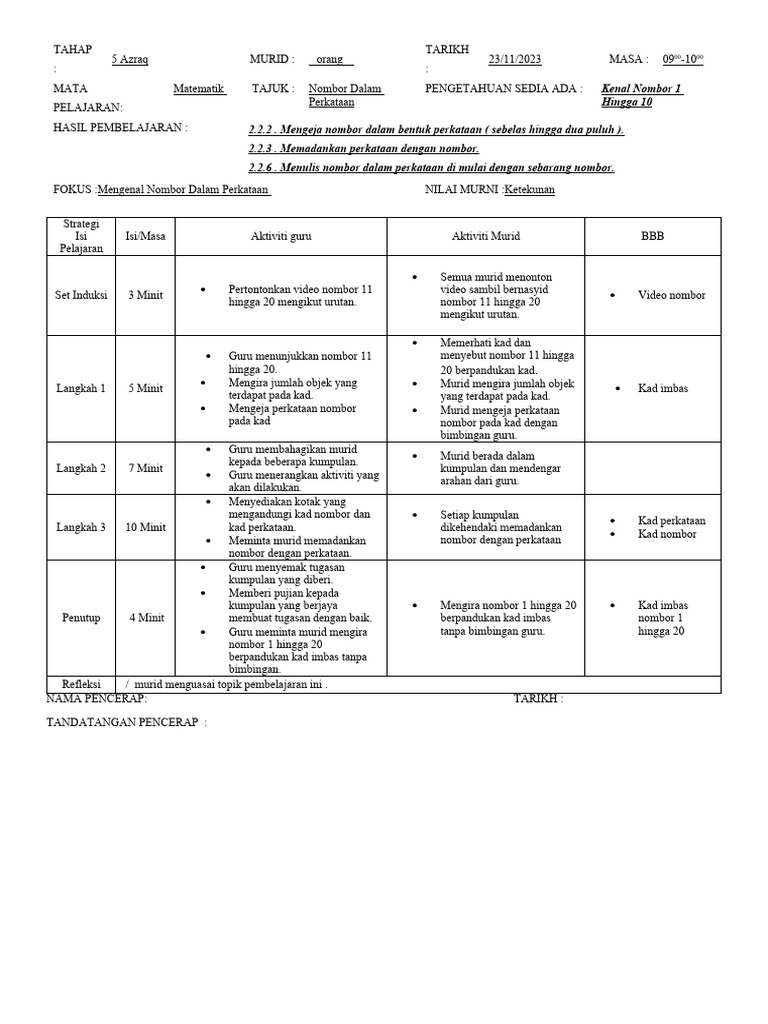 RPH LMP-kosong (AutoRecovered) (AutoRecovered) | PDF