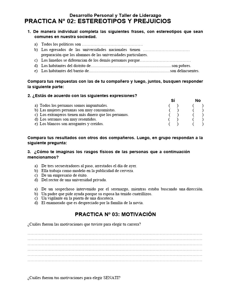 Tarea N 8 | Descargar gratis PDF | Motivación | Motivacional