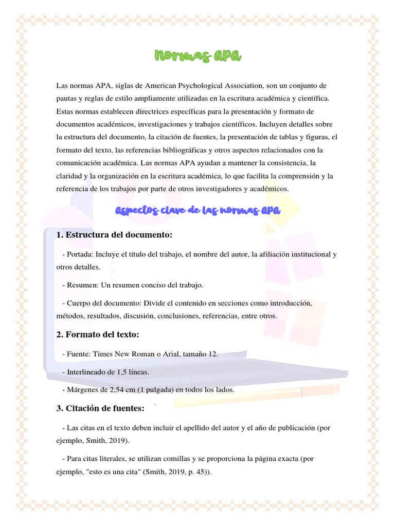 Normas Apa1 | PDF | Estilo apa | Citación