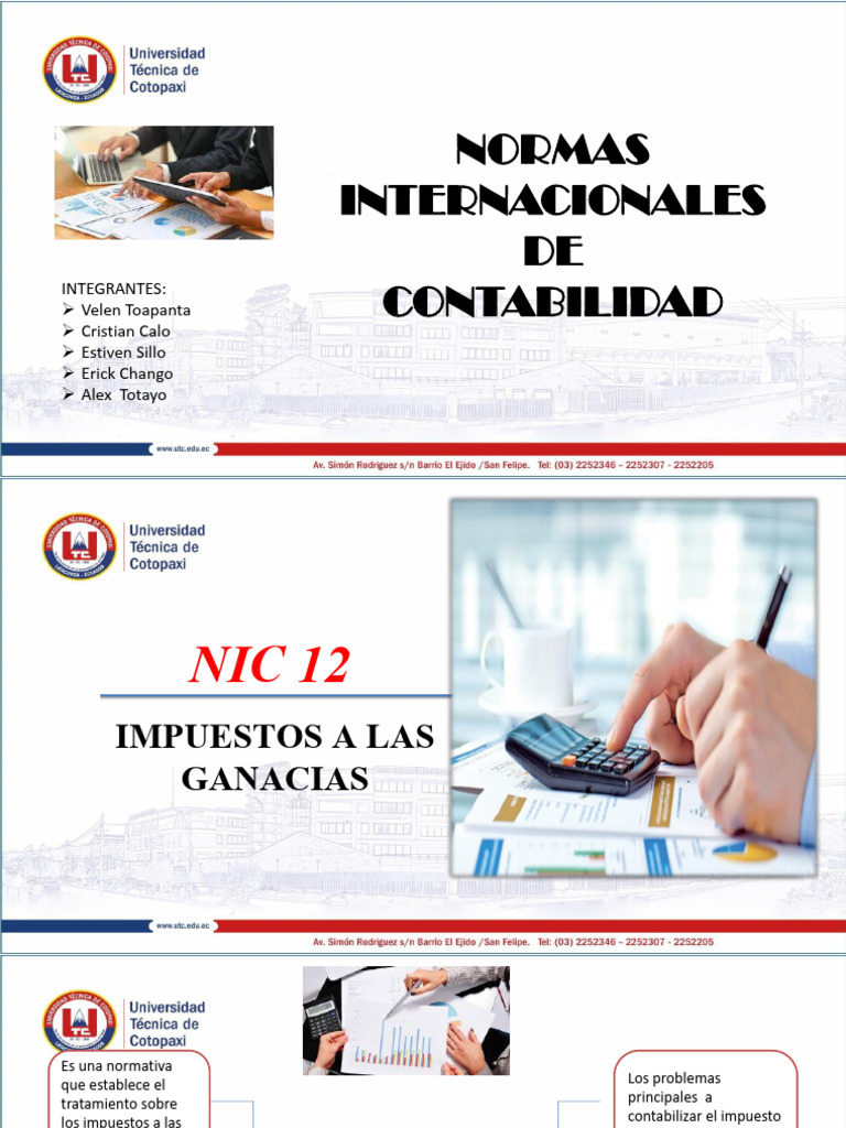Presentacion NIC | PDF | Contabilidad | Salario