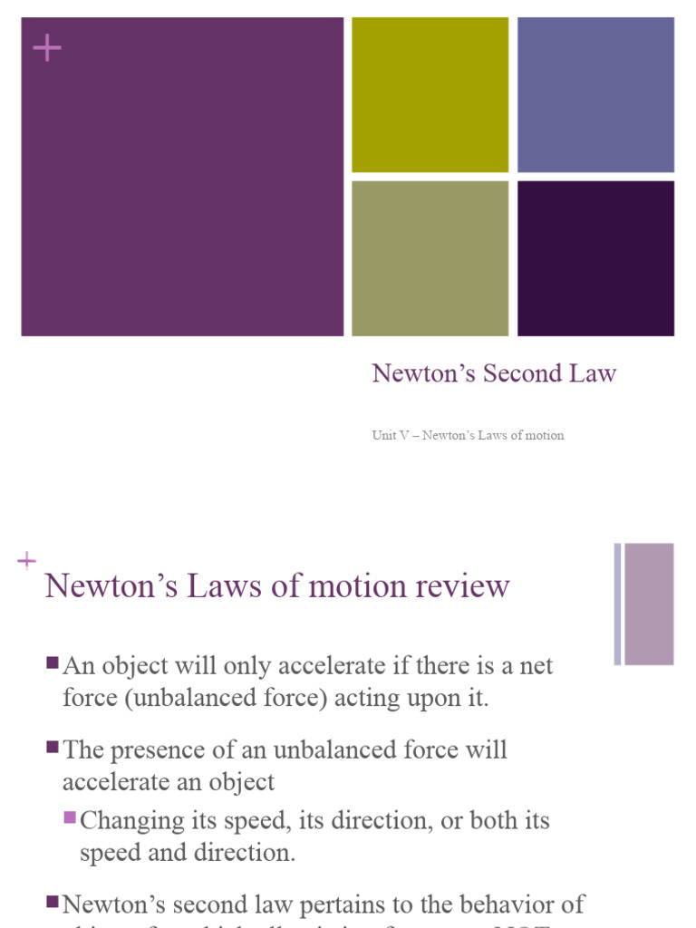 Newtons 2nd Law Lesson 3 | PDF | Force | Friction