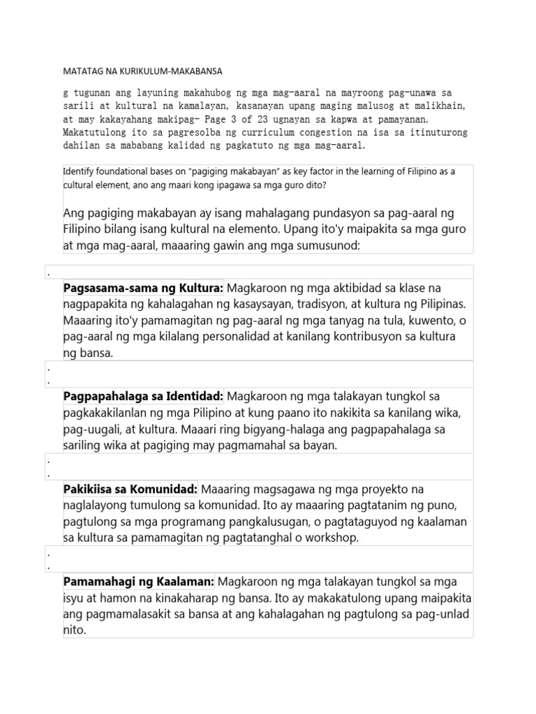 2023makabayan Seminar | PDF